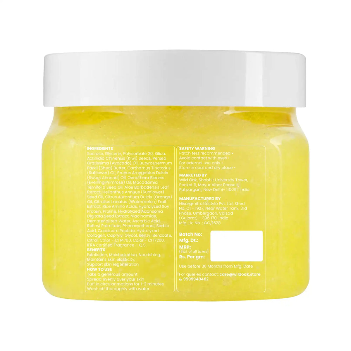 Lemon Shea Butter Sugar Body Scrub – Brightening & Exfoliating | Wild ...
