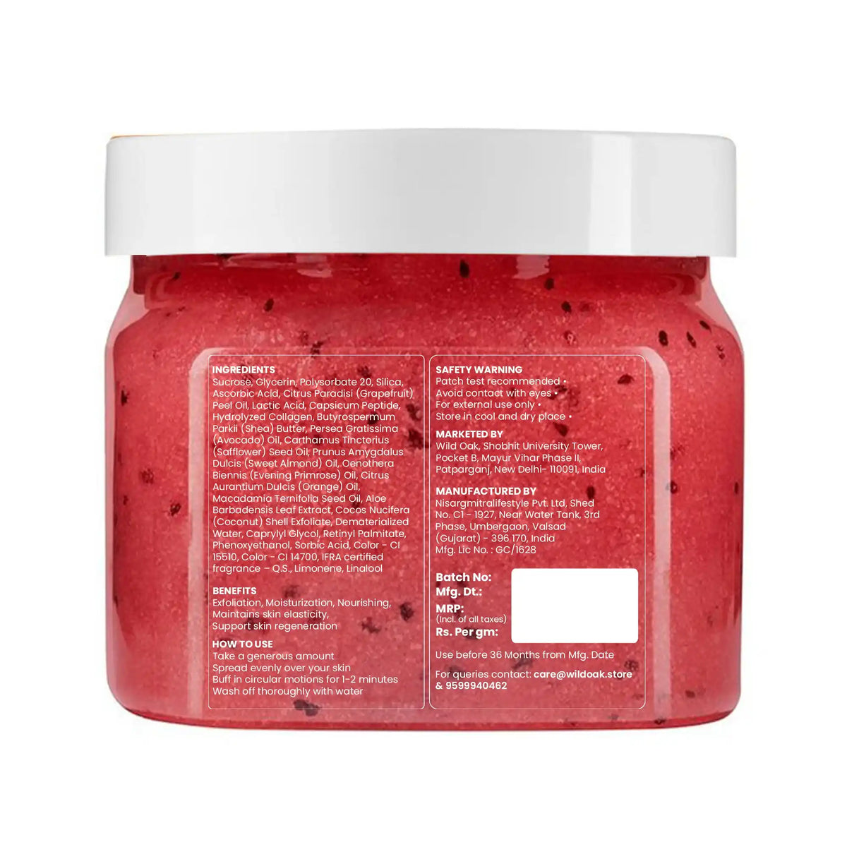 Buy Juicy Watermelon Sugar Body Scrub for Tan Removal & Exfoliation ...